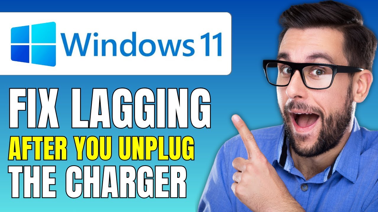 How to Fix Laptop Lagging After we Unplug the Charger Windows 11 - EASY ...