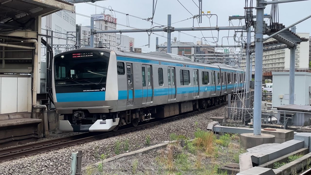E233系(159編成)京浜東北線 快速大宮行き 横浜線4番線到着停車 - YouTube