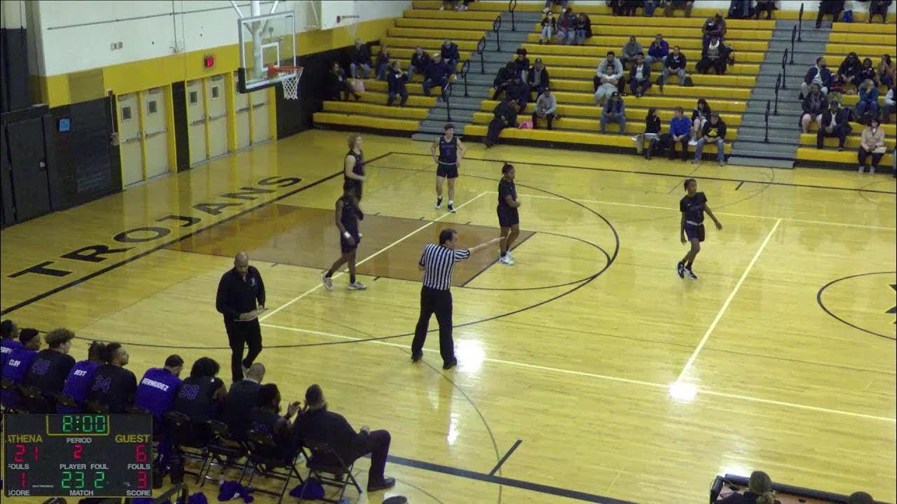 Greece Athena High School vs Greece Odyssey High School Mens JV Basketball - YouTube