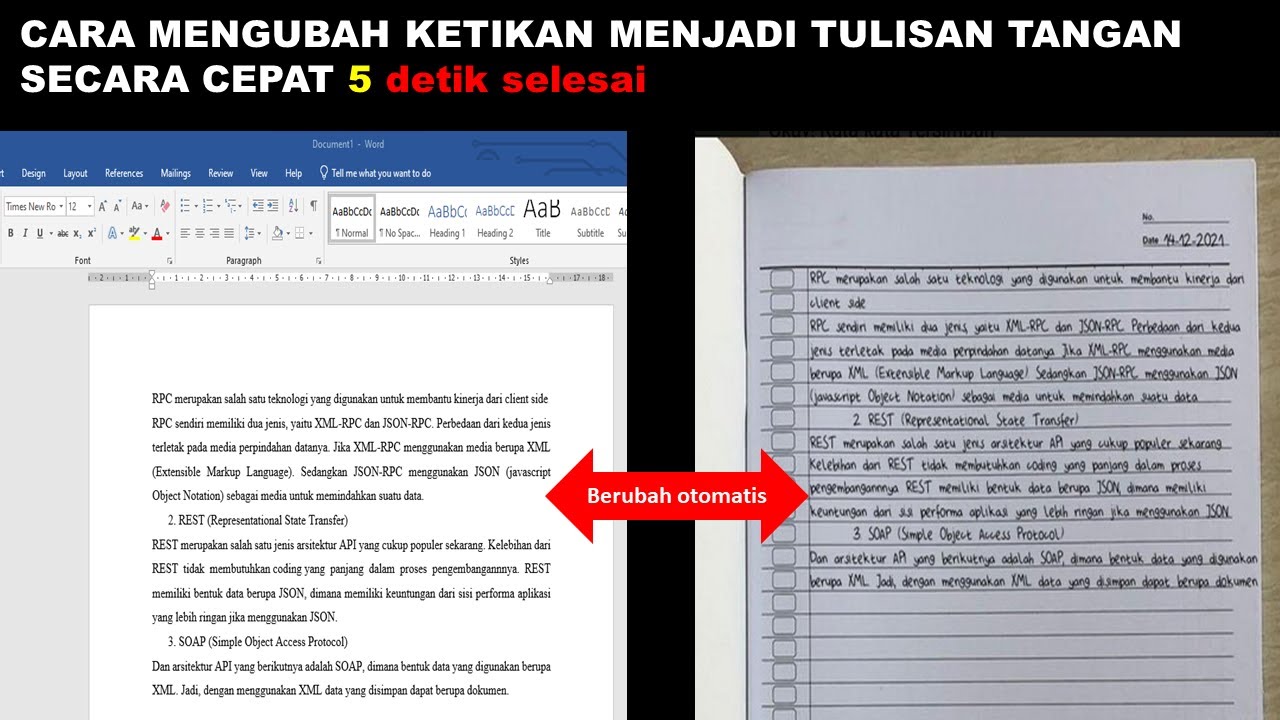 Cara mengubah ketikan menjadi tulisan tangan | bot nulis telegram - YouTube