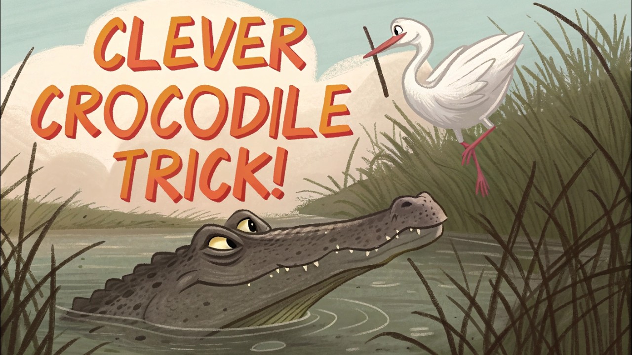 Crocodile's Clever Trick to Lure Prey – Must See! #crocodile #tricks ...