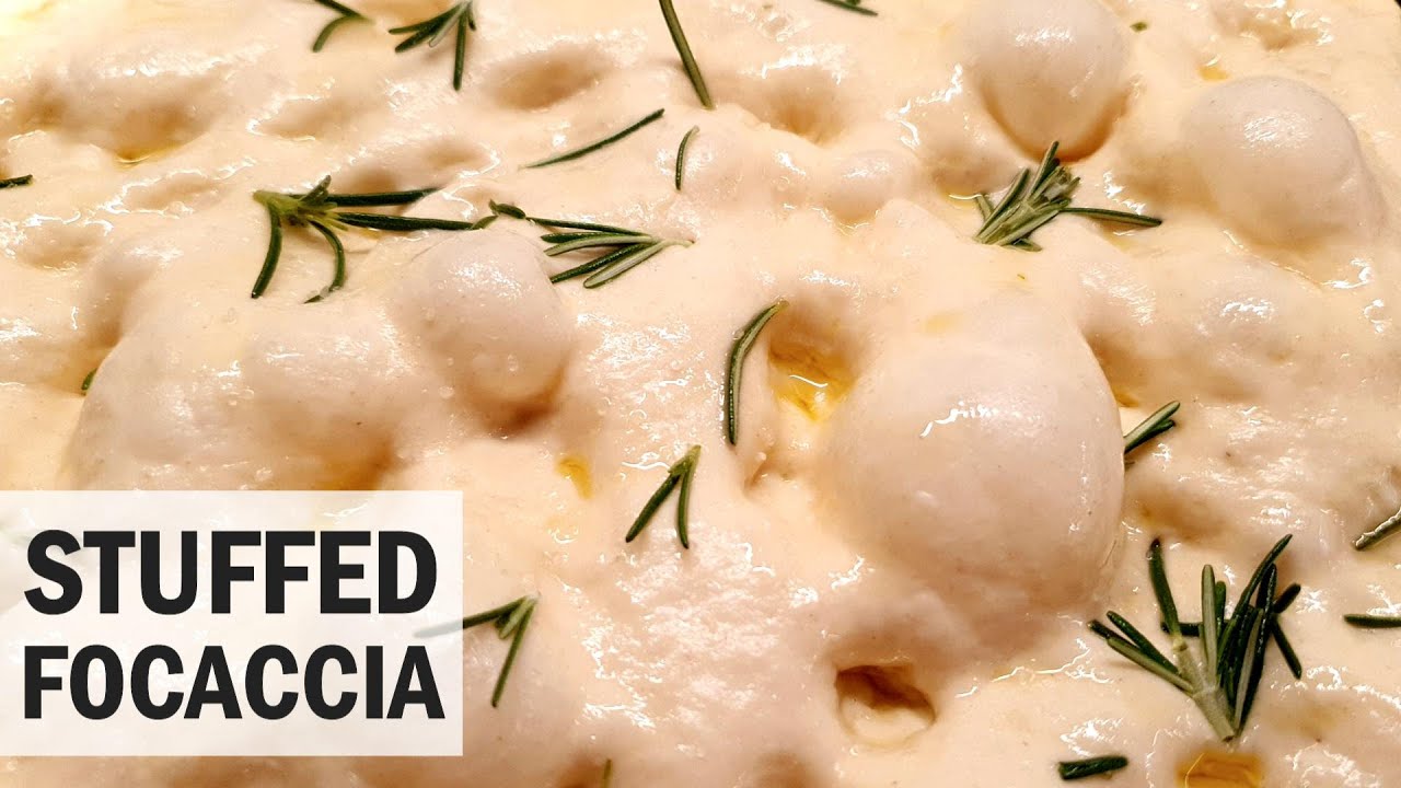 How to Bake the Best STUFFED Focaccia Bread You've Ever Tasted - YouTube