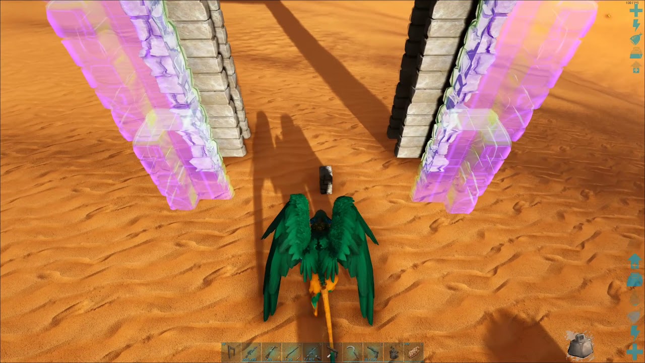 Ark Survival Evolved - finding a phoenix and taming it - YouTube