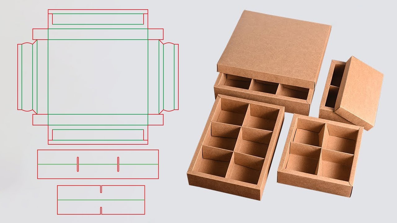 How To Make Divider For Box Die Cut Dieline Tutorial In Hindi Urdu How To Make Divider For Box Die Cut Dieline Tutorial In Hindi Urdu