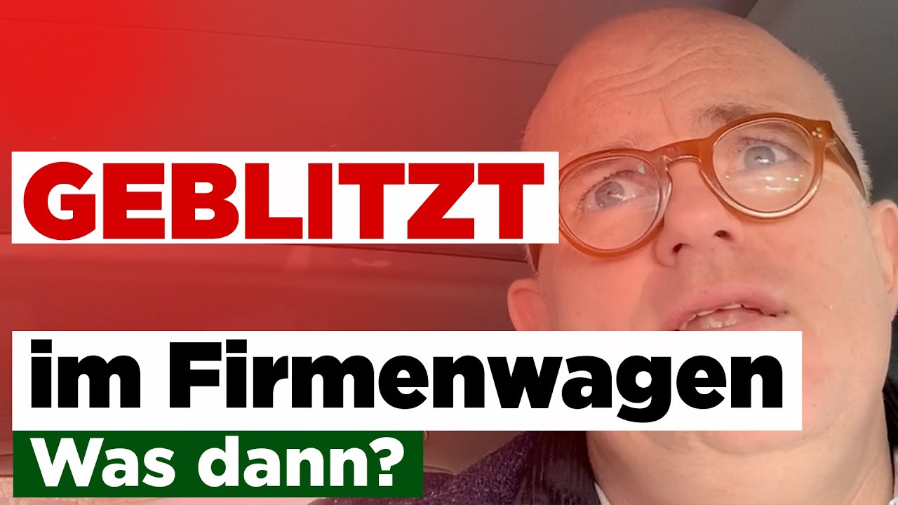 Mit Dem Firmenwagen Geblitzt