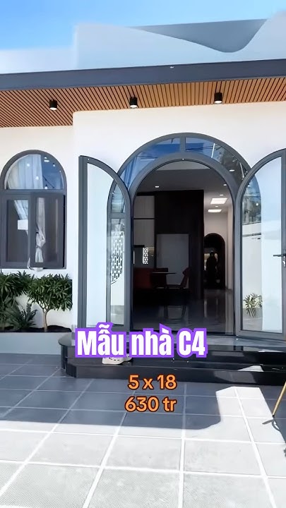 Mẫu nhà hiện đại C4, 5x18m | Công năng 2PN | Lưu lại khi xây nhà ngay ...