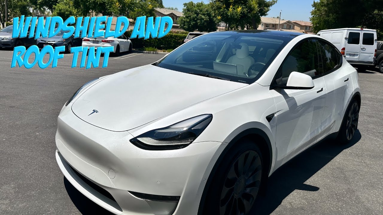 Tesla Windshield and Roof Tint - YouTube
