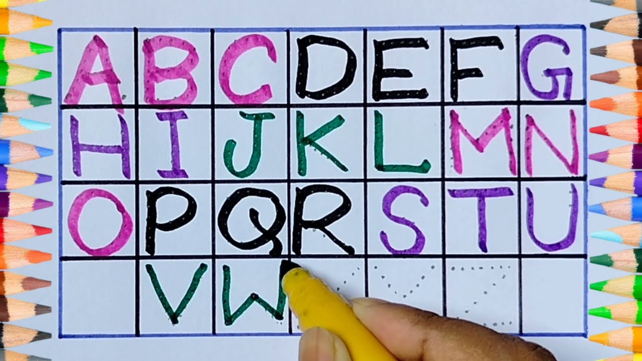ABCD | Read and Write Alphabets | ABCD Learning For Kids | #readabcd ...