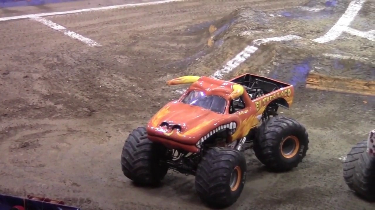 Monster Jam Salt Lake City 2017 Racing Donuts Wheelies Freestyle ...