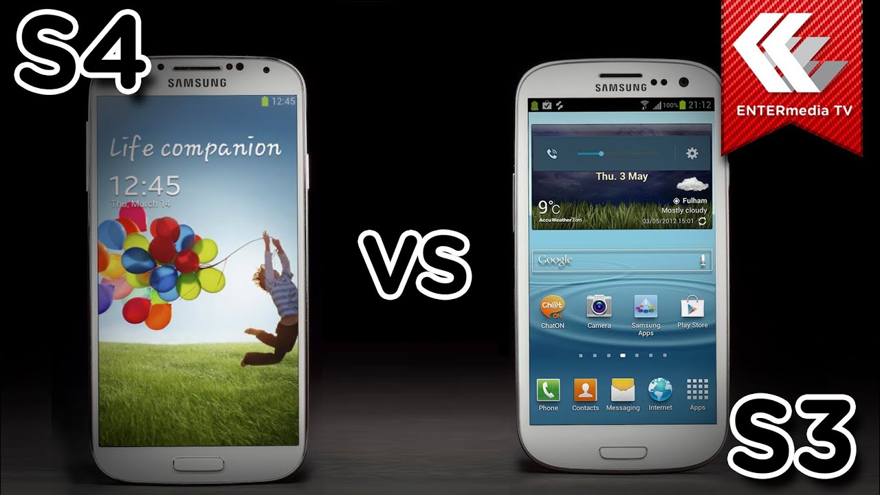 Samsung Galaxy S4 vs Samsung Galaxy S3: Comparativo - YouTube