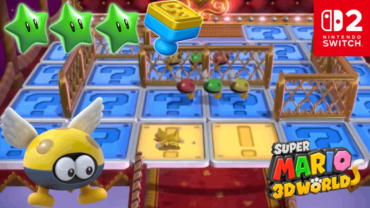 [Super Mario 3D World] WORLD 1-5 Switch Scramble Circus - YouTube