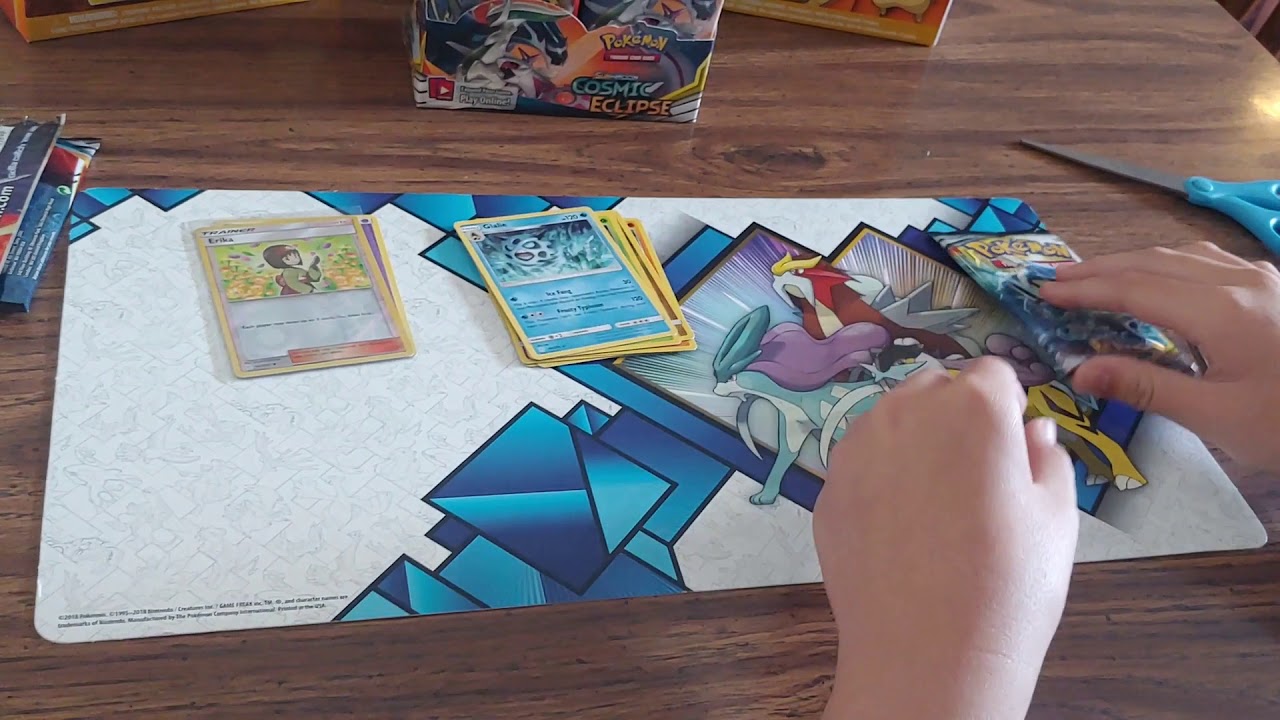 Opening A Couple Packs out of A Comic Eclipse Booster Box - YouTube