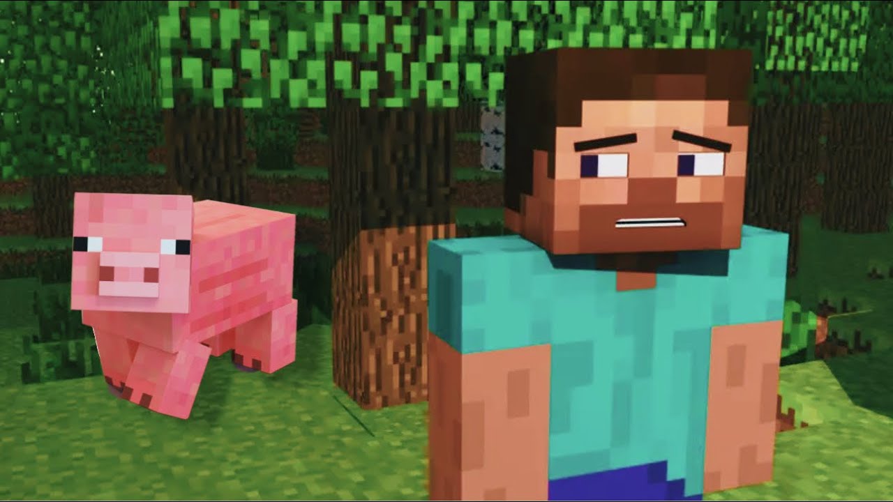 HUNTING ANIMALS!! || Minecraft Let’s-Play #2 - YouTube