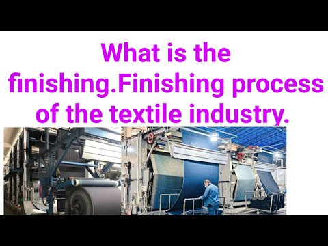 What is fabric finishing?Finishing process of denim fabric. - YouTube