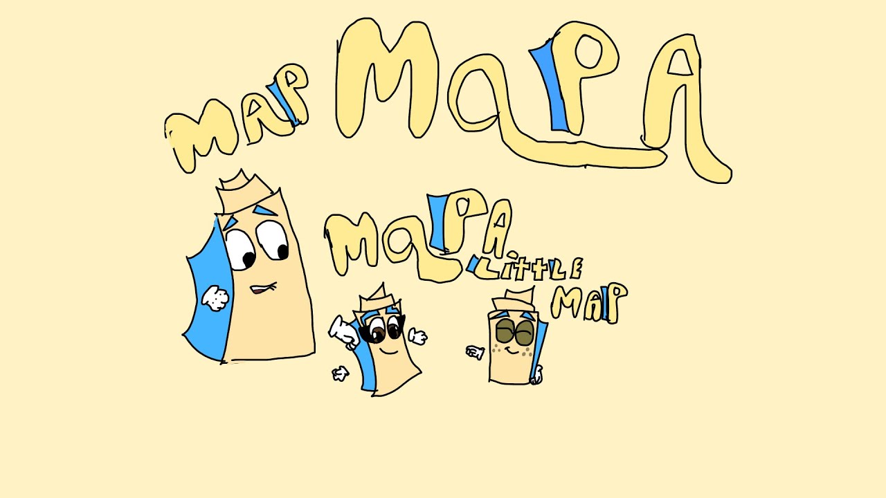 Bluey Theme But Its based on Map, Little Map and the new map Mapa The ...