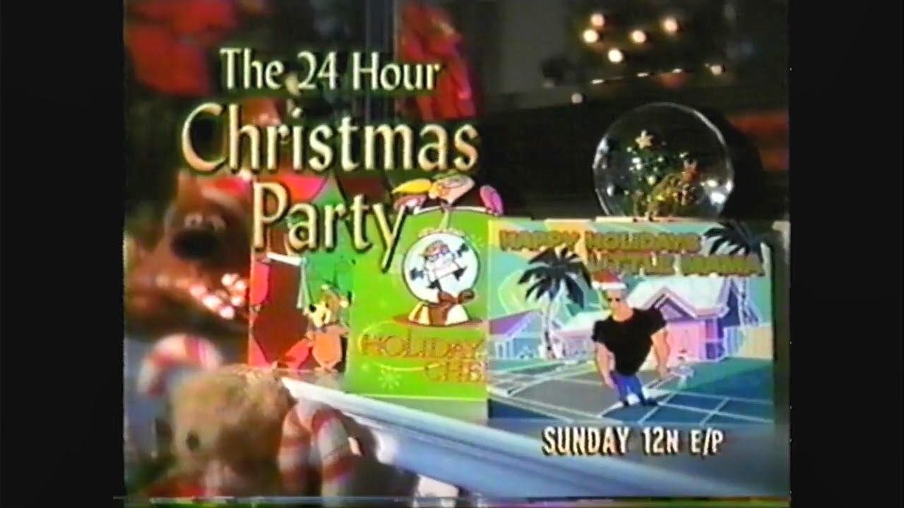 The 24 Hour Christmas Party promo on Cartoon Network in 2000 - YouTube