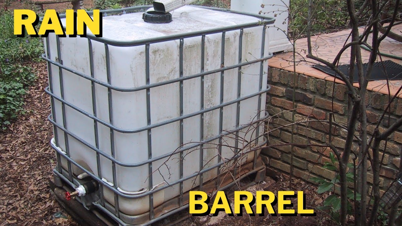 Installing Rain Barrel | Earth Minded - YouTube