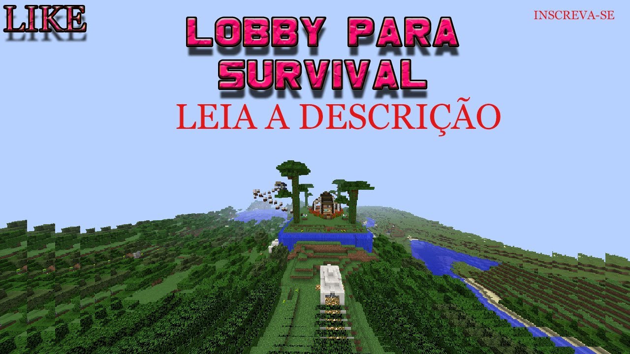 Minecraft;LOBBY PARA SURVIVAL - YouTube
