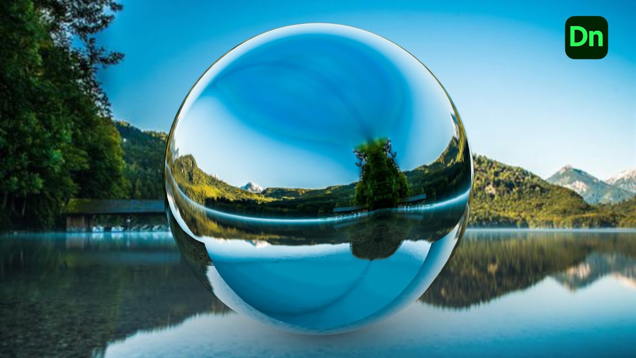 Create 3D Reflective Shapes in Adobe Dimension - YouTube