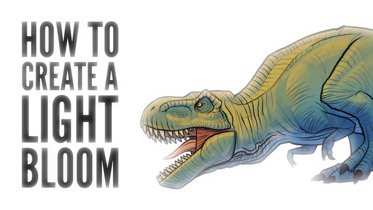 How to create a light bloom - YouTube