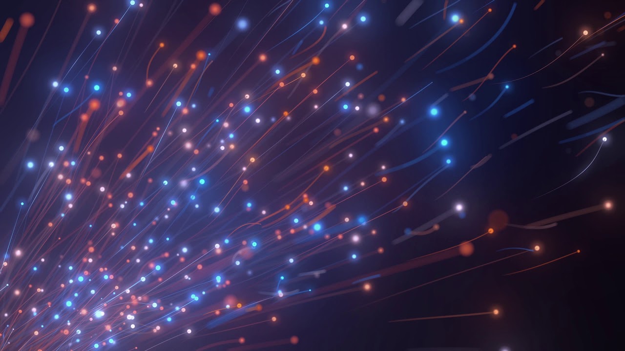 Particle Trails Motion Background - Free Footage - YouTube
