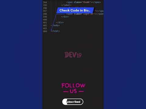 Animated Toothed Toggle Button #html #css #coding #programming #design #style #programming #419 ...