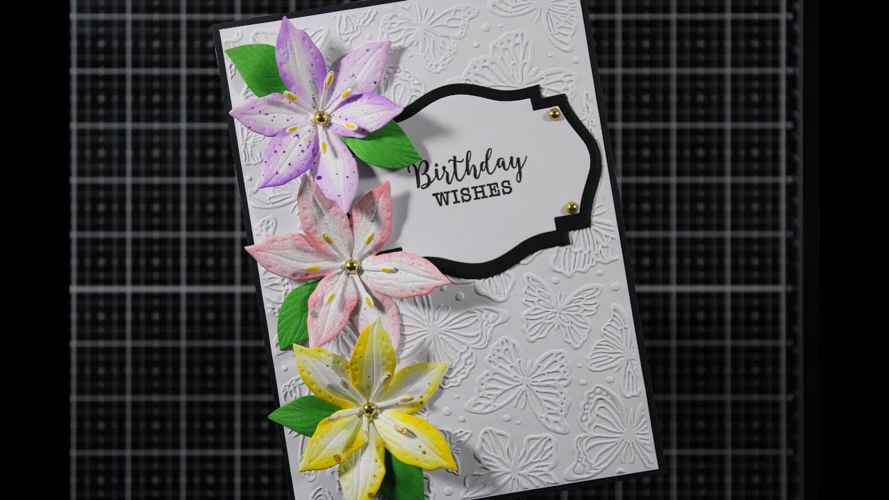 Making Flowers with Crafters Companion’s Pretty Lily - YouTube