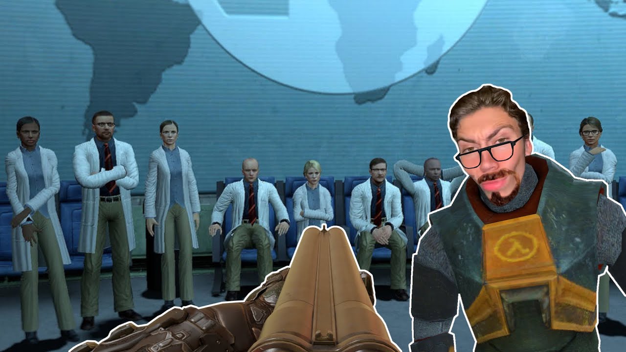 Decimating Scientist's In Black Mesa - YouTube