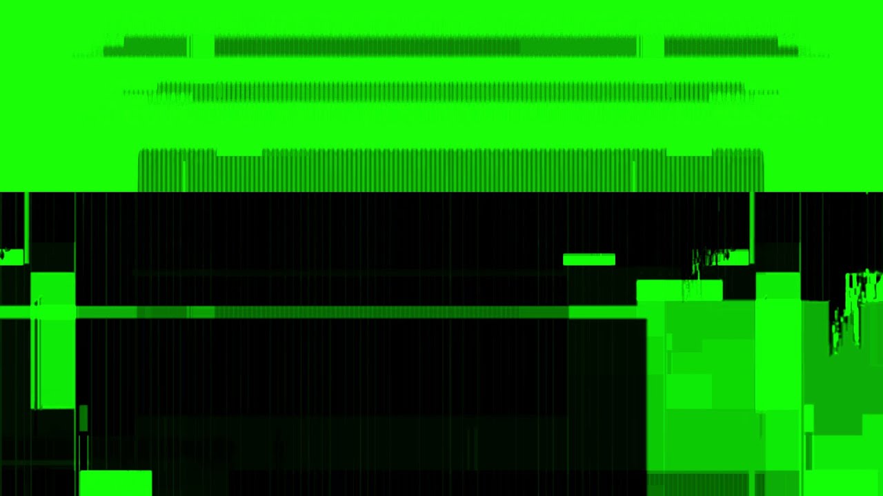 Green Screen Glitch Overlay - Destruction - Defect Monitor Loop - YouTube