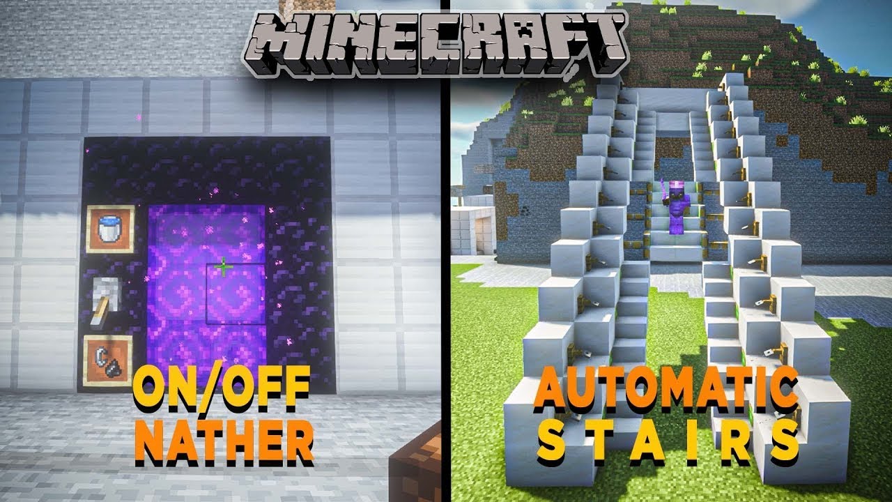 Minecraft 5 Simple Redstone Build | MrGamerRV - YouTube