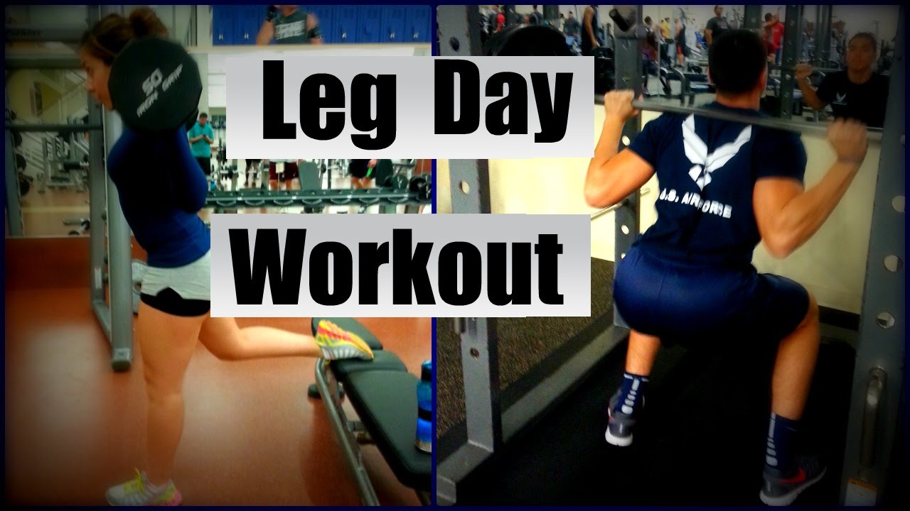 LEG DAY WORKOUT ROUTINE - YouTube