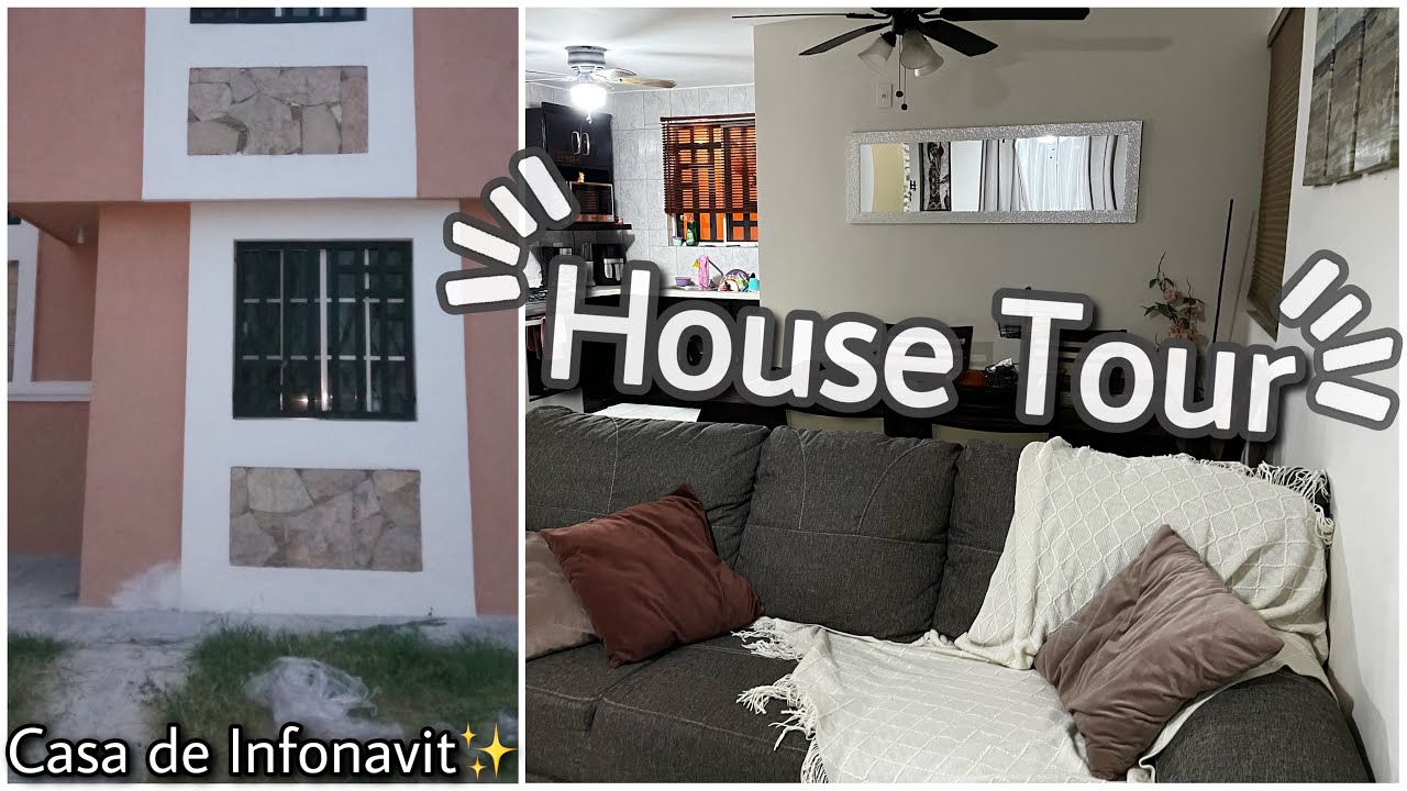 HOUSE TOUR 🏡 Casa Pequeña de Infonavit. Tour por mi Casa. - YouTube