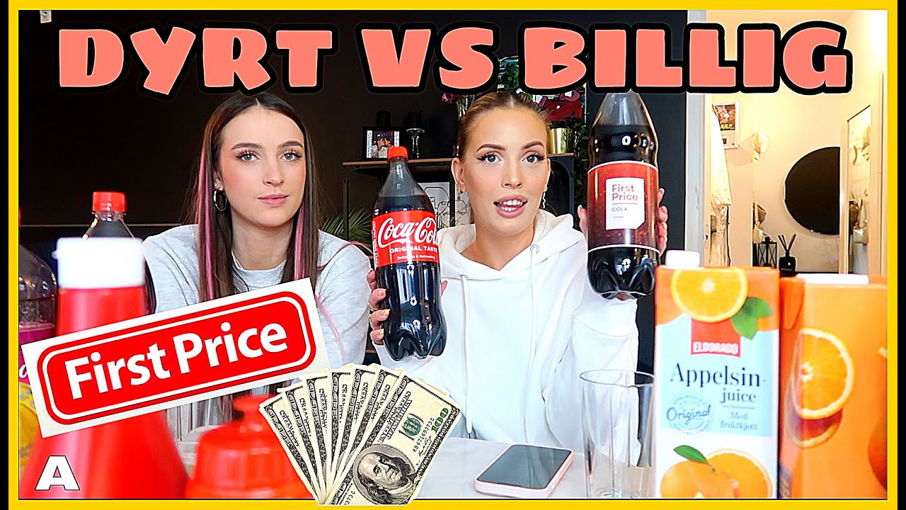 Dyrt VS Billig Med Oda Rikheim - Klarer vi smake forskjell? - YouTube