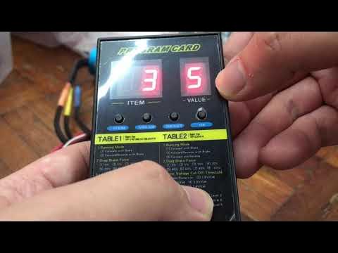 [ESRC Hobby] Setting Program Untuk ESC Hobbywing Pakai Program Card ...