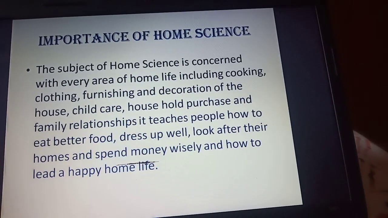 Introduction To Home Science B a 1 Home Science YouTube introduction-to-home-science-b-a-1-home-science-youtube
