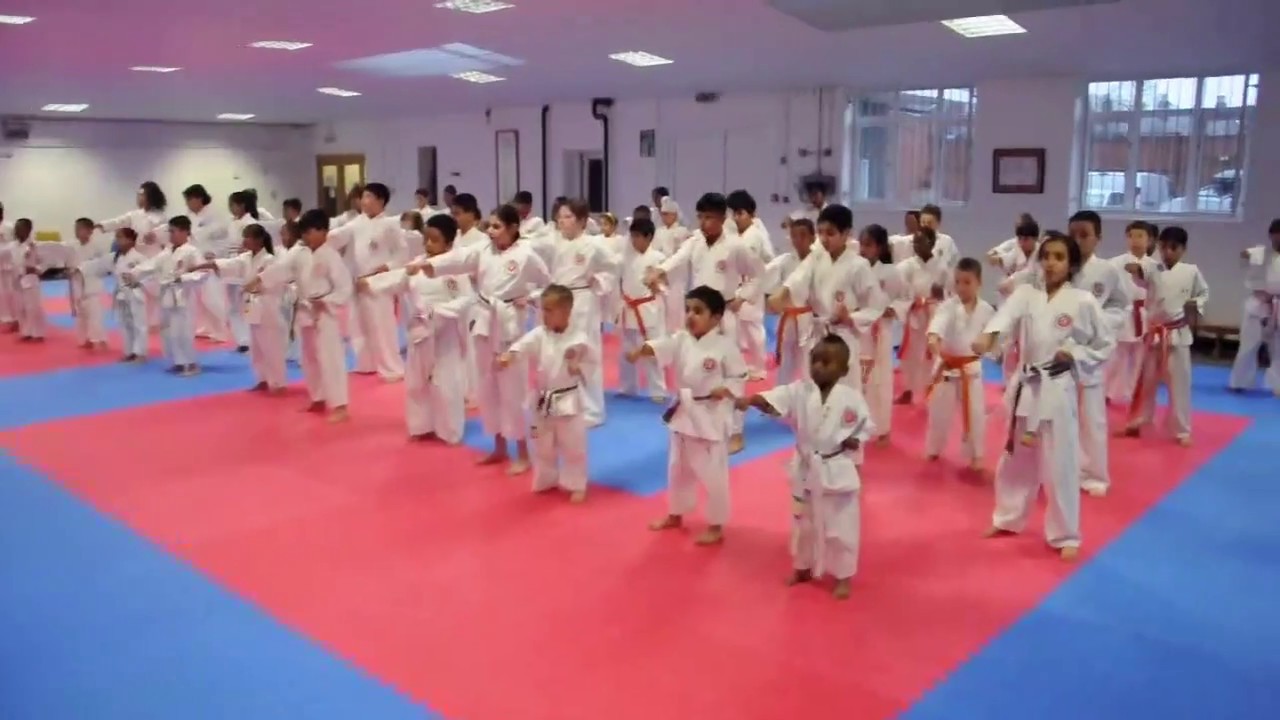 Zen-Shin Juniors shotokan karate basics - YouTube