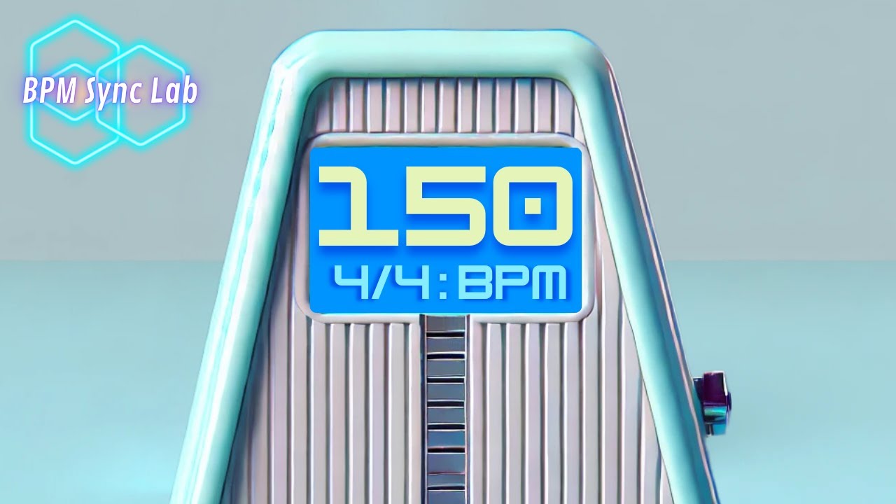 Metronome 150 Bpm - Improve Your Playing Speed! - YouTube