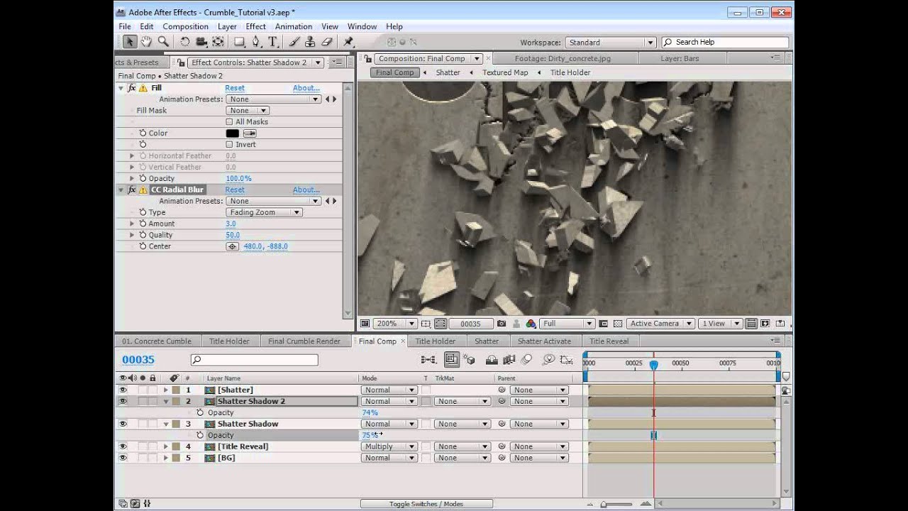 Crumble tutorial video copilot - YouTube
