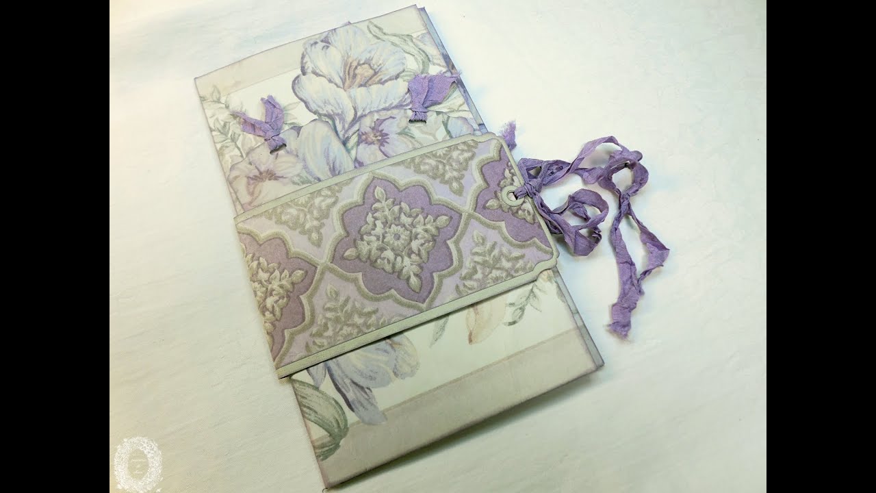 Thorough Thursday | Purple Floral Gift Bag Folio - YouTube