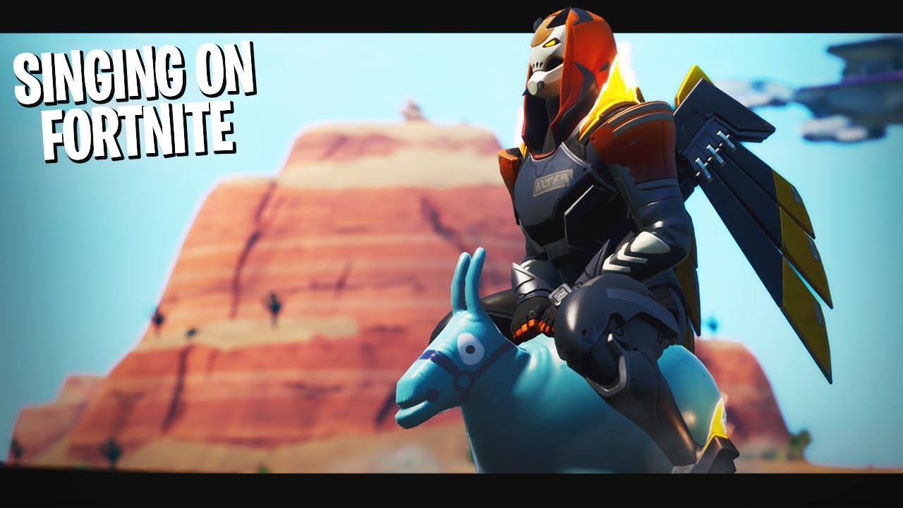 you MUST be famous.. - SINGING on Fortnite! - YouTube