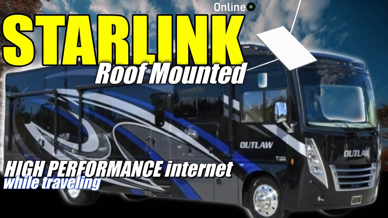 Starlink Roof Mounted on an RV | COMPLETE GUIDE | Starlink Speeds and ...