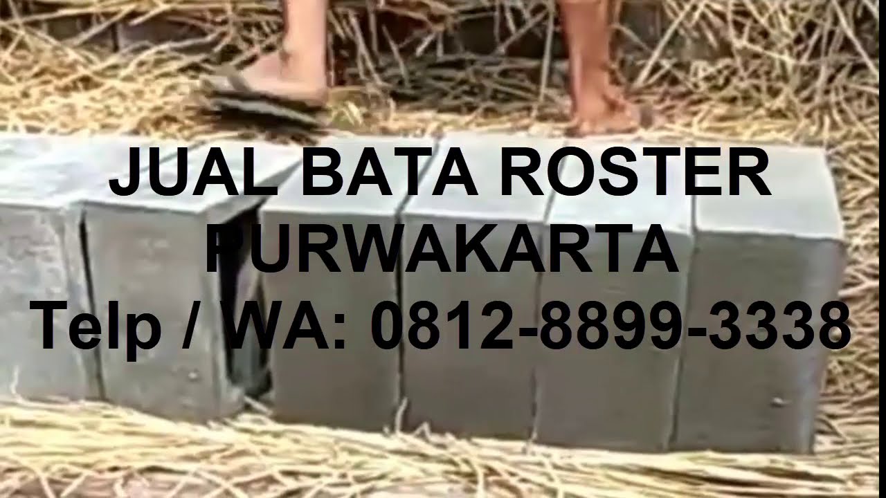 Jual Bata Roster Purwakarta Hubungi 0812 8899 3338 - YouTube
