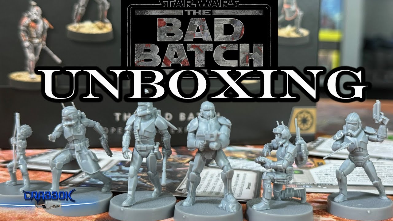 The Bad Batch! Full Star Wars Legion Expansion Unboxing and Assembly ...