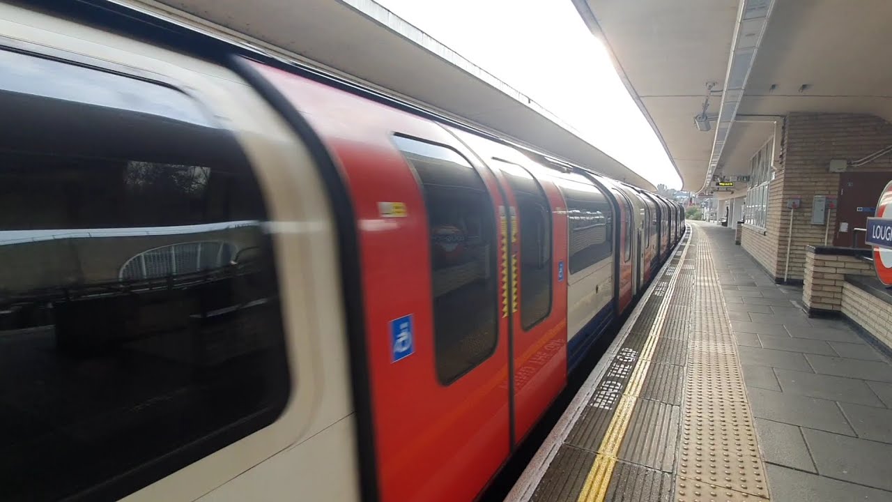 Central line 1992 Stock Refurbished Departing Loughton - YouTube