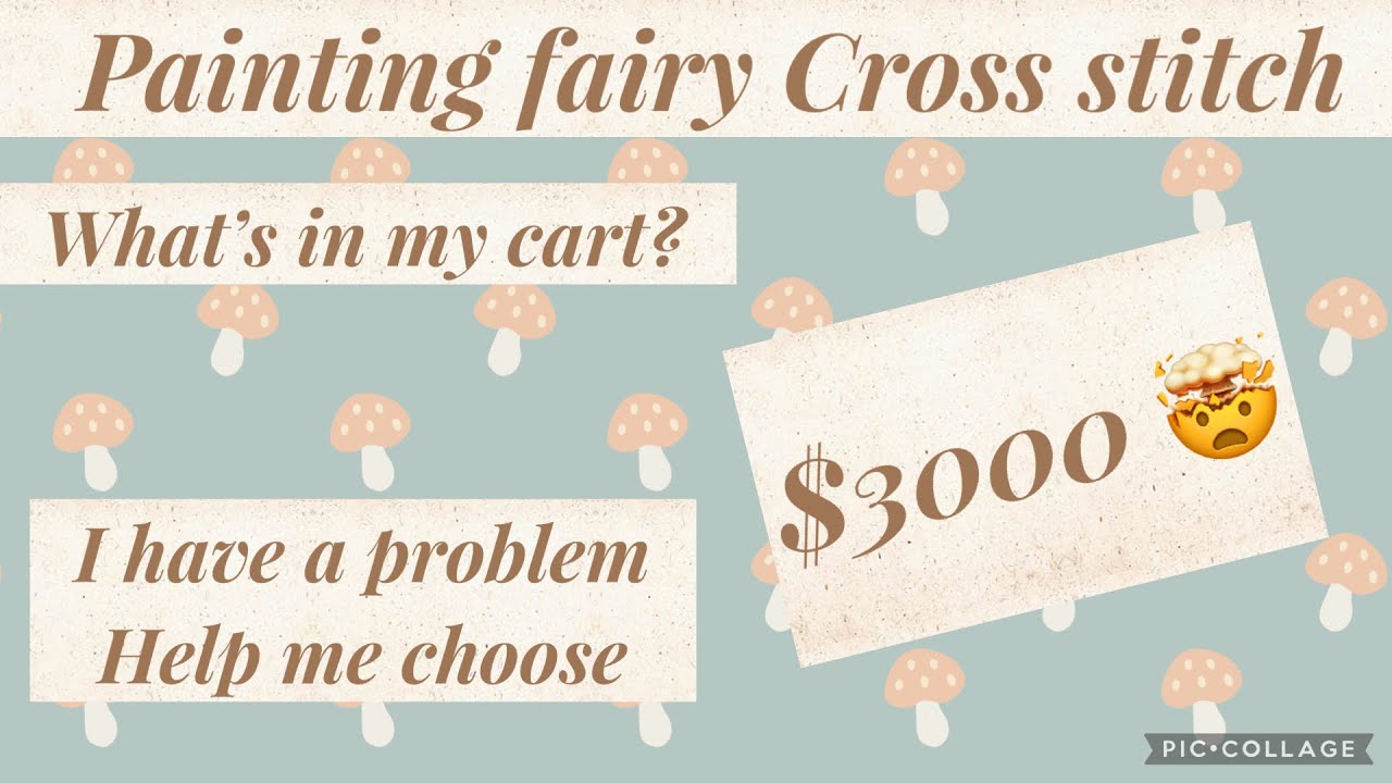 My painting fairy stamped cross stitch wishlist #stampedcrossstitch # ...