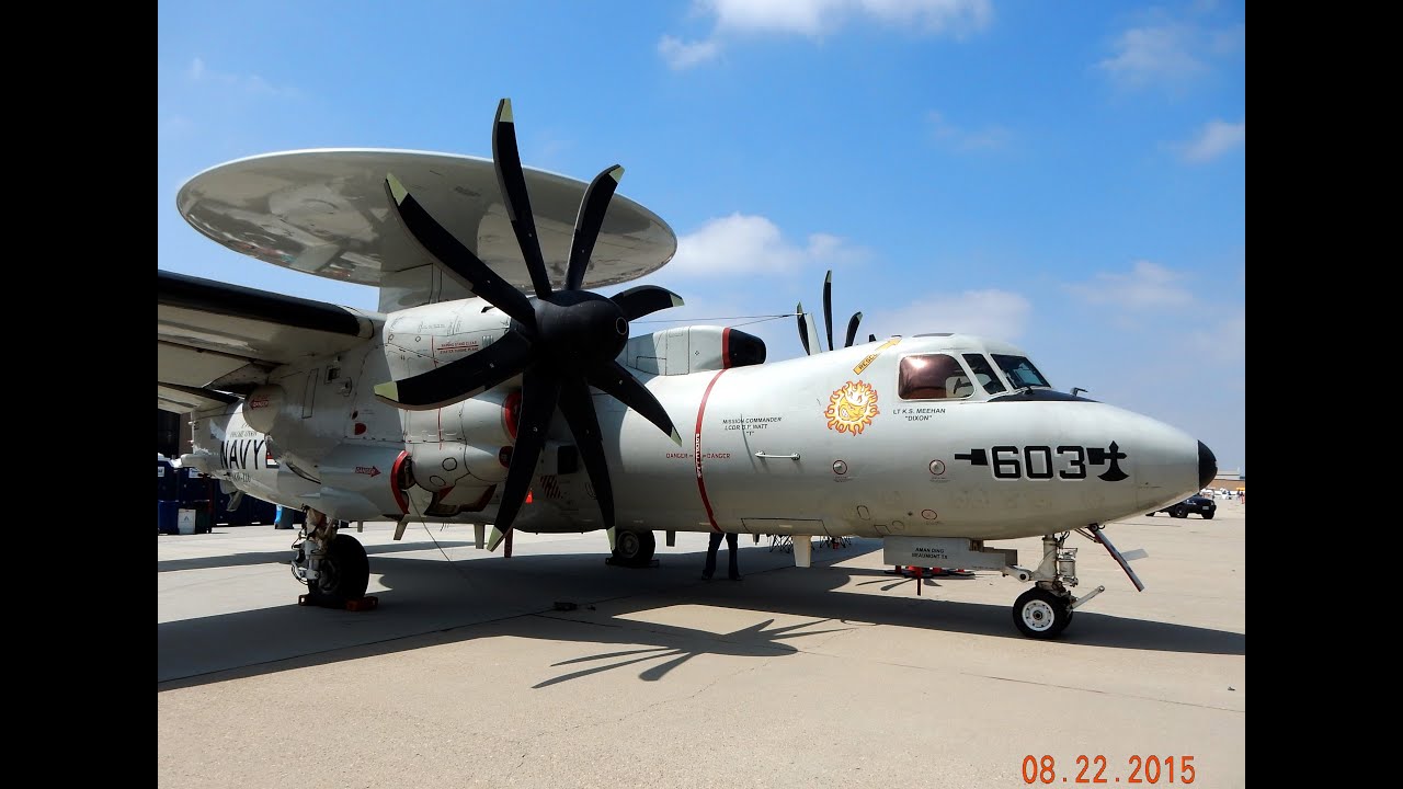 Northrop Grumman E-2C Hawkeye Walk-Around at Camarillo Airshow 2015 ...