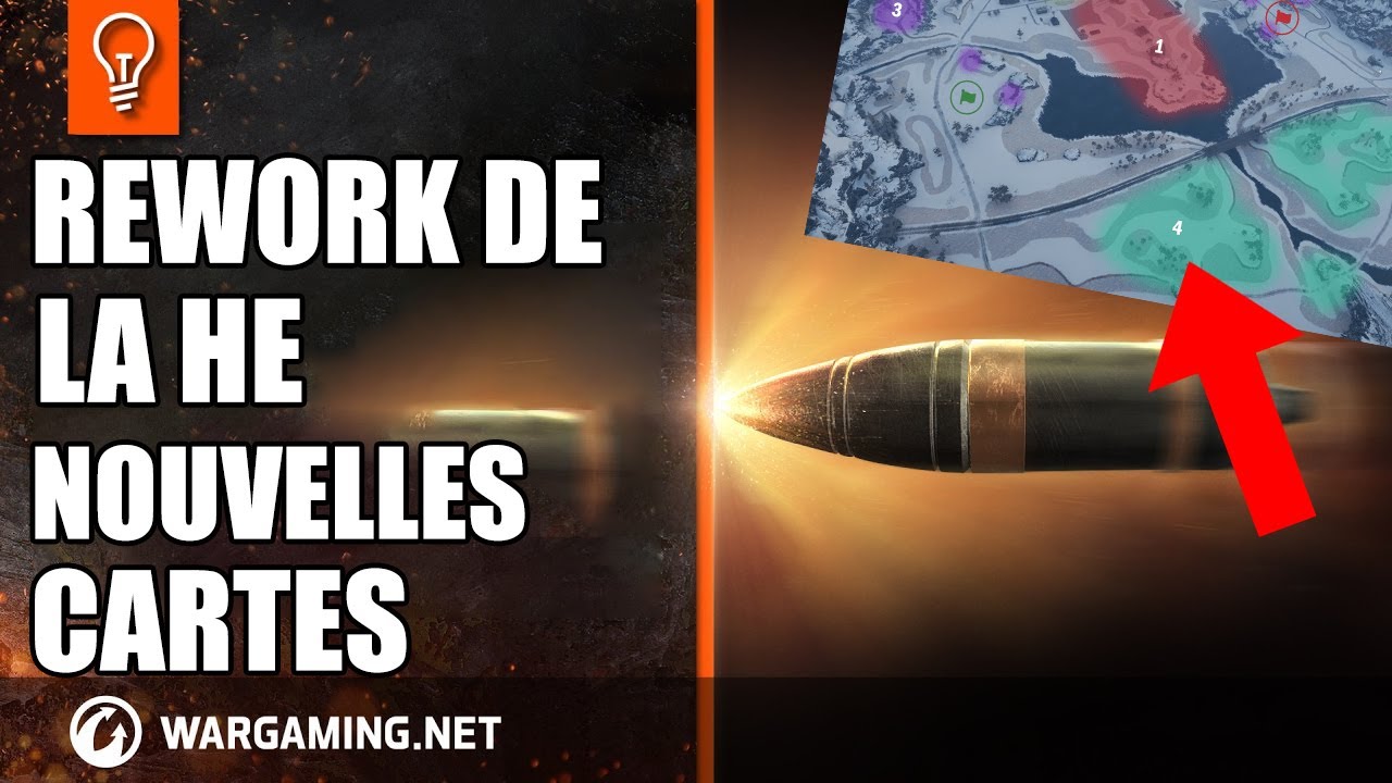 LE REWORK DES MUNITIONS HE ET TROIS NOUVELLES CARTES | WOT FR - YouTube
