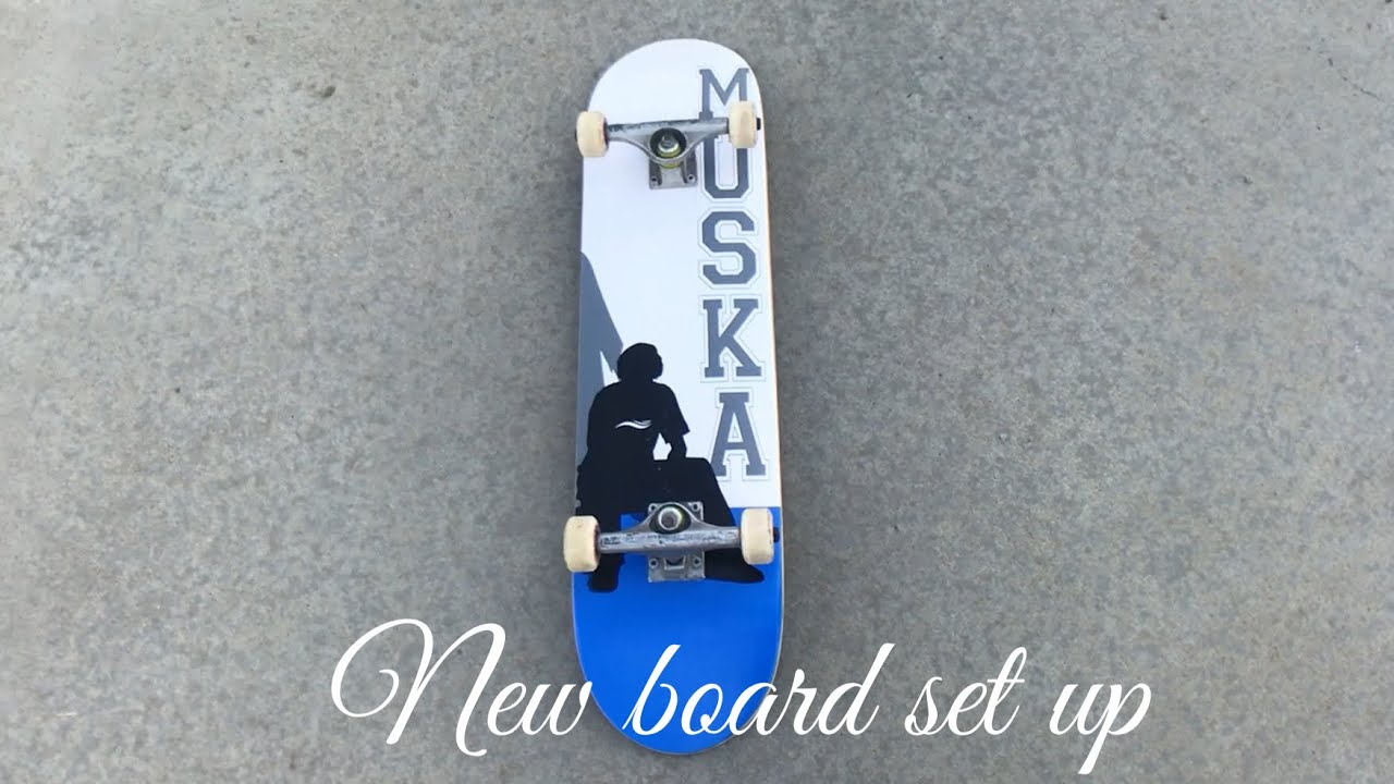 Board set up: Shorty’s original Muska blue Silhouette 8.125 deck. And ...