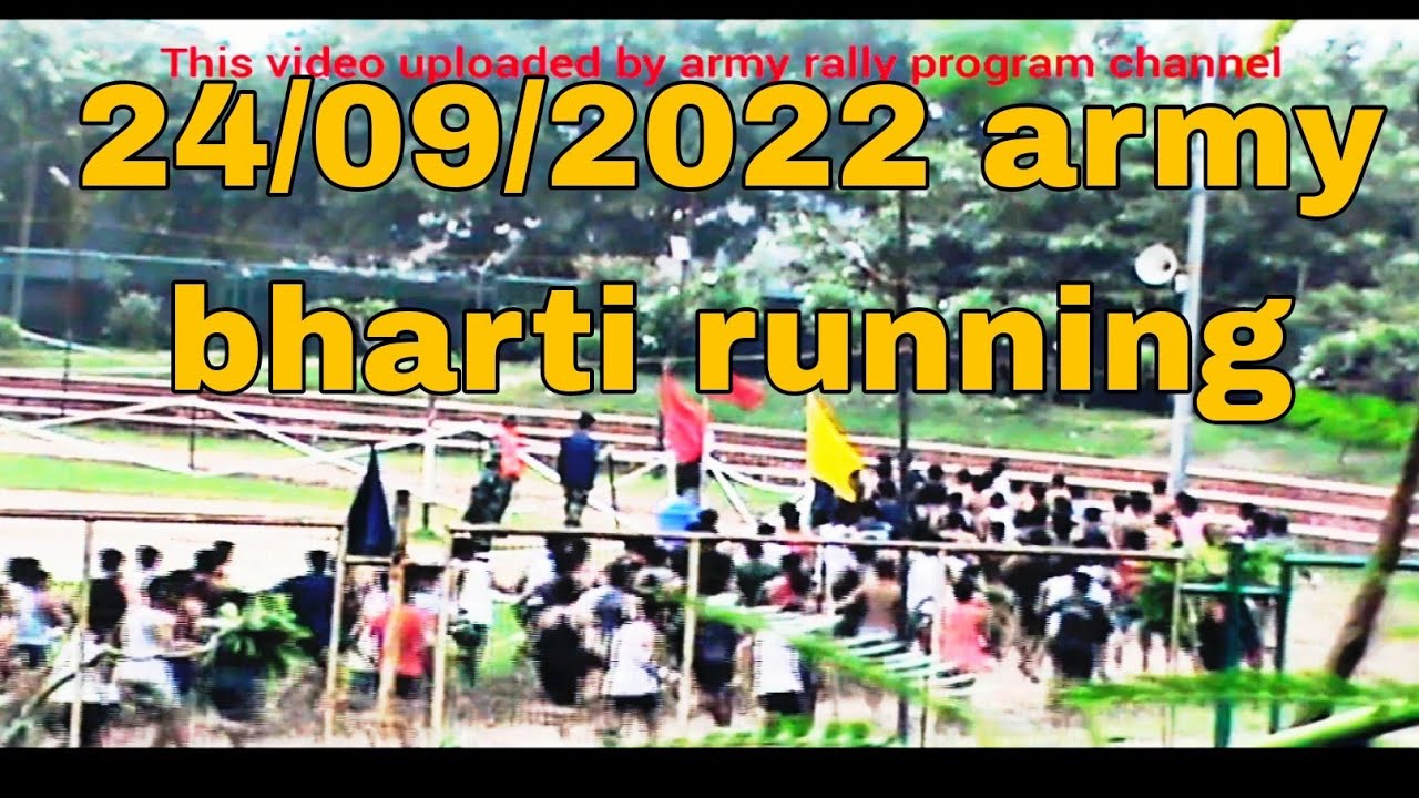 agra Army bharti running - YouTube
