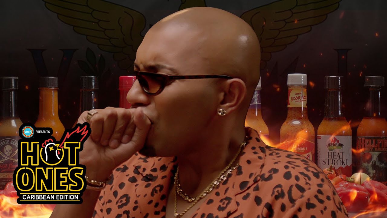 Cruz Rock Brings the Heat! | Hot Ones Caribbean | USVI Ep 10 - YouTube